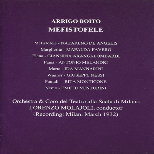 Mefistofele: Act III: La Morte De Margherita, "Spunta L'auroa Pallida ...