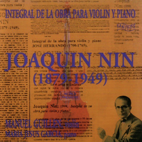 En El Jardín De Lindaraja. Diálogo Para Violín Y Piano: Allegro- Lento ...